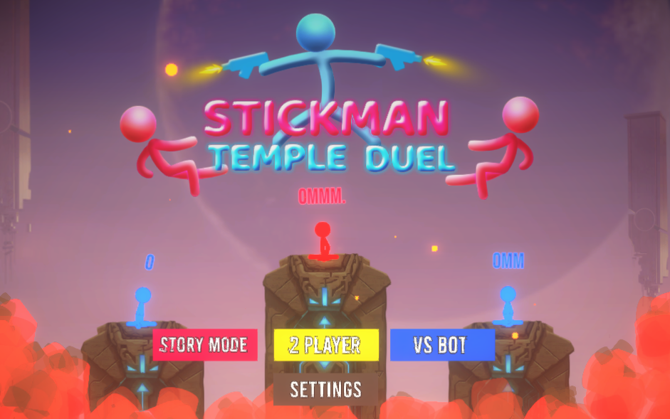 Stickman Temple Duel